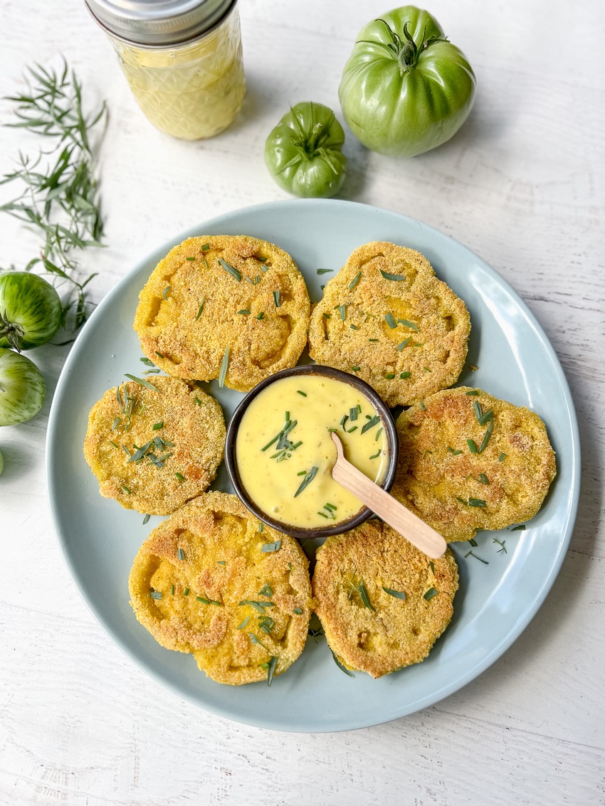 Fried Green Tomatoes with Rye and Remoulade - Norr Table